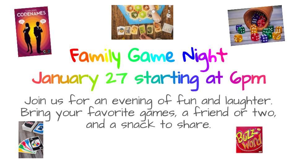 Family Game Night, Mount Olivet Community Church, Galax, Flanders, 27 ...