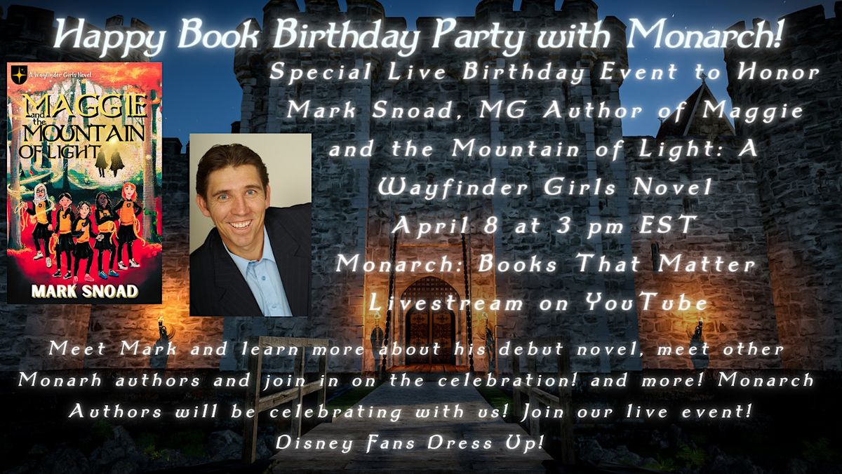 Happy Book Birthday Disney Themed Launch Party for MG Author, Mark ...