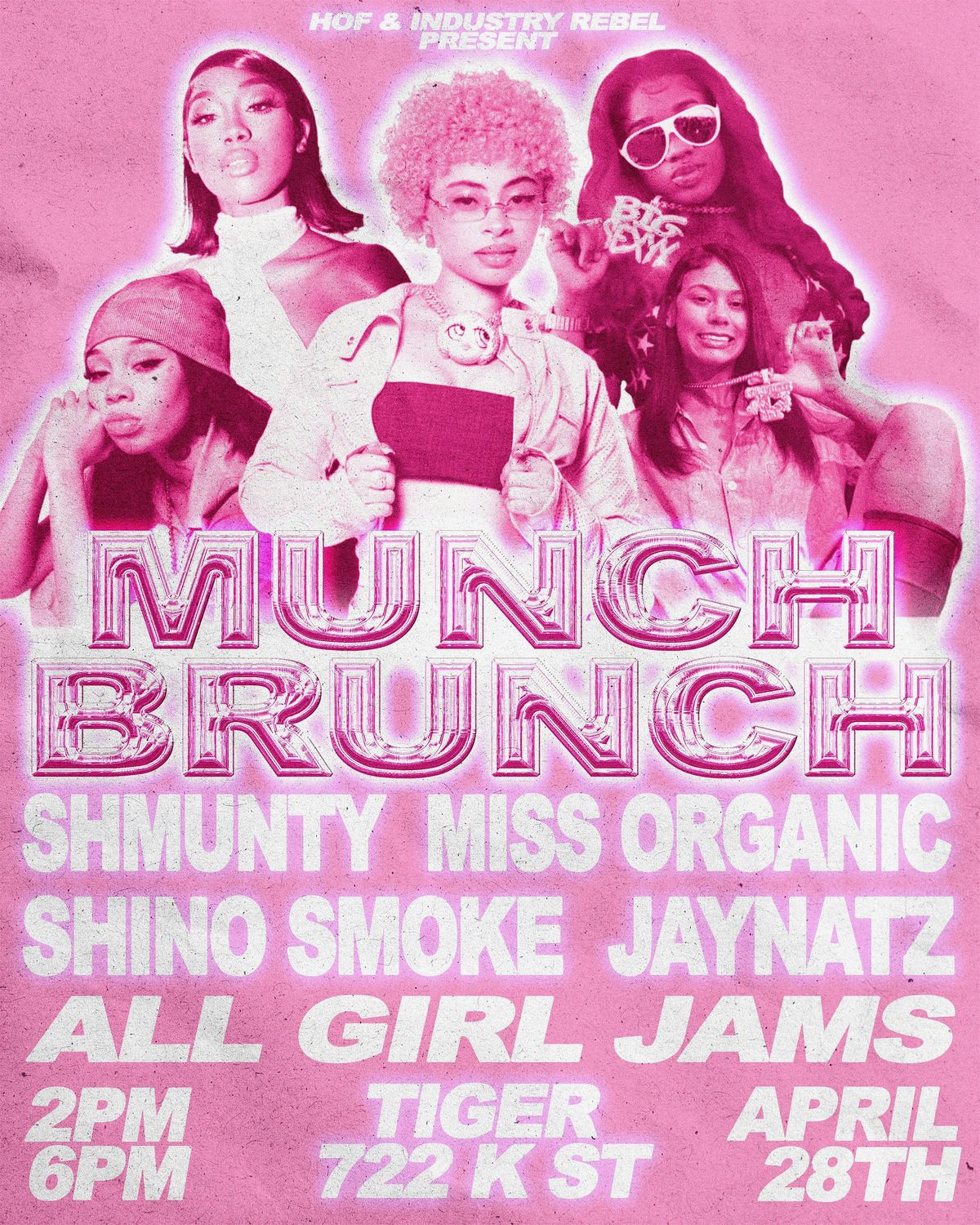MUNCH BRUNCH @ TIGER // SUNDAY, APRIL 28TH, Tiger Restaurant & Lounge ...