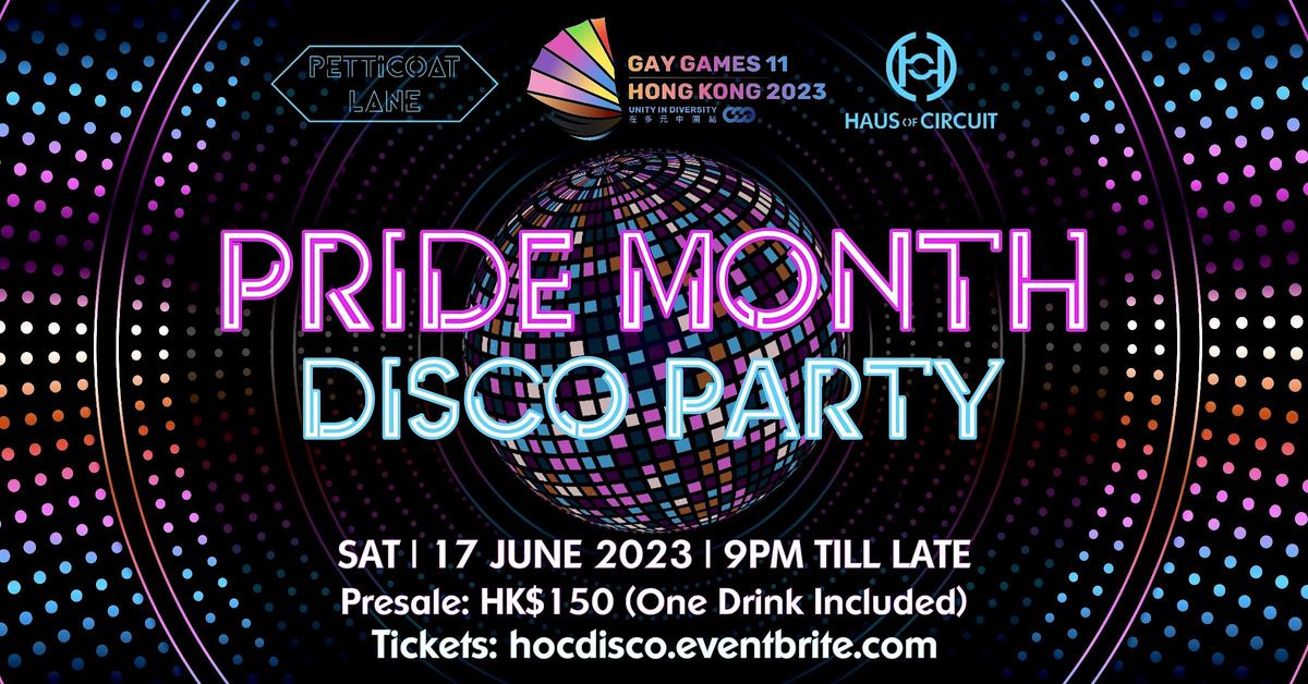 Pride Month Disco Party, Petticoat Lane, Central, 17 June to 18 June ...