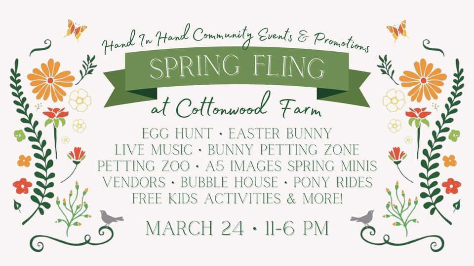 Spring Fling at Cottonwood Farm, 4458 Michigan Avenue Road NE ...