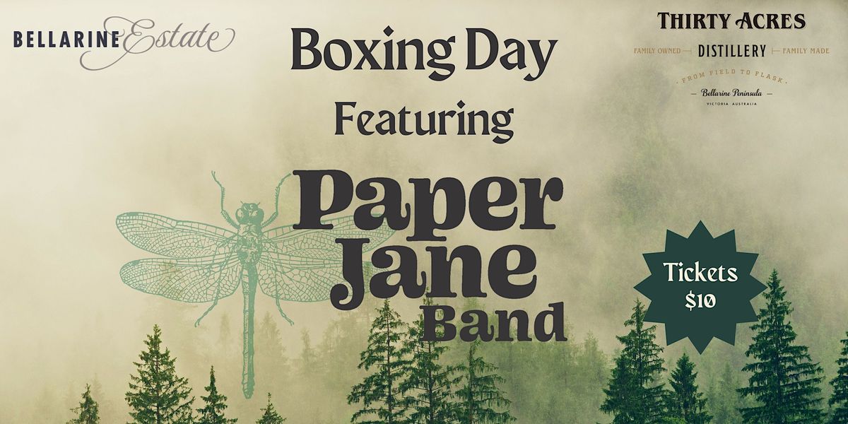Paper Jane Band @ Bellarine Estate boxing day., Bellarine Estate Winery ...