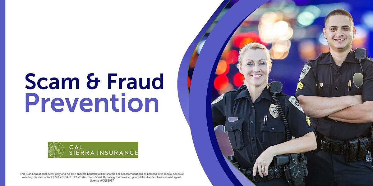 Scam and Fraud Prevention Seminar, Clovis Senior Center, 13 September ...