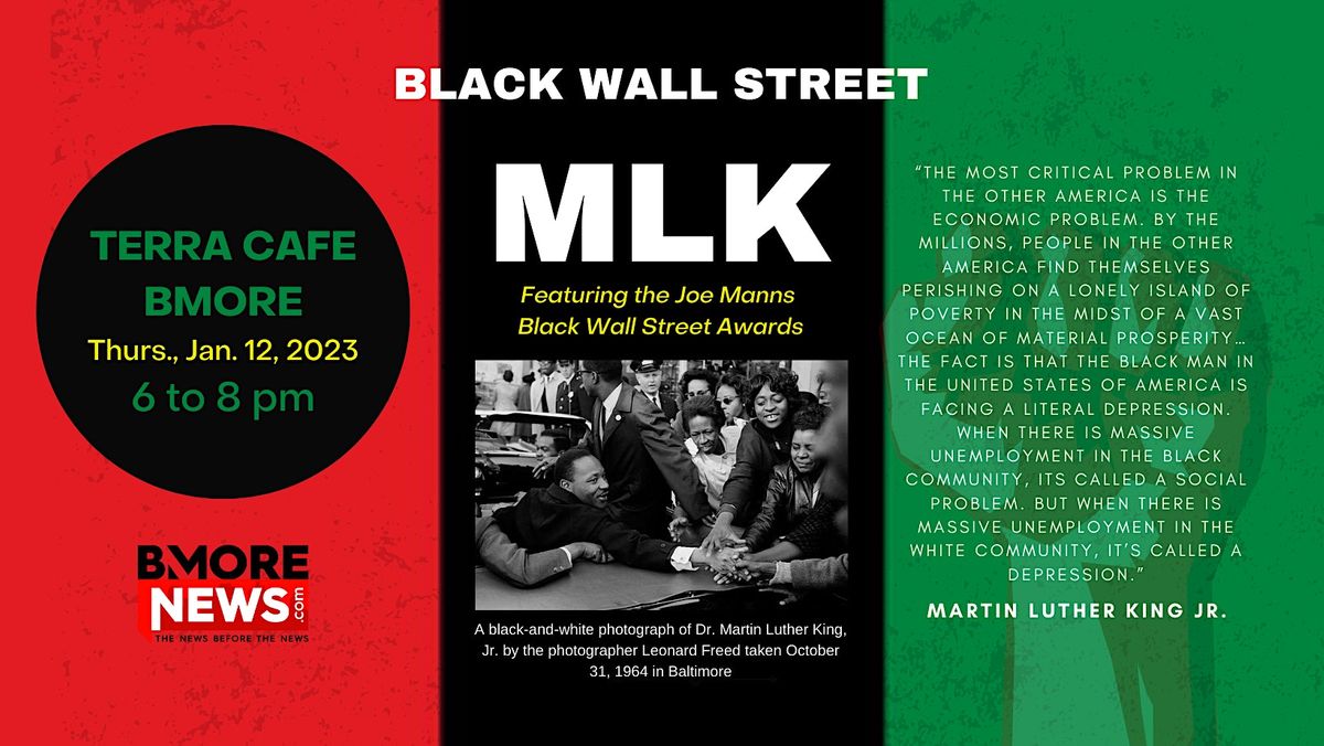 Black Wall Street MLK ft. the Joe Manns Black Wall Street Awards, Terra ...