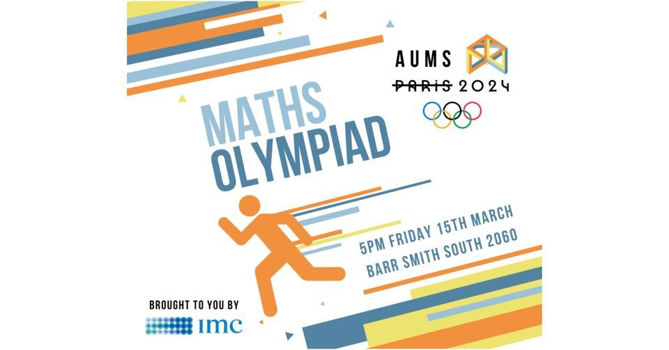 IMC Maths Olympiad, Barr Smith South 2060, Lexington, 15 March 2024 ...