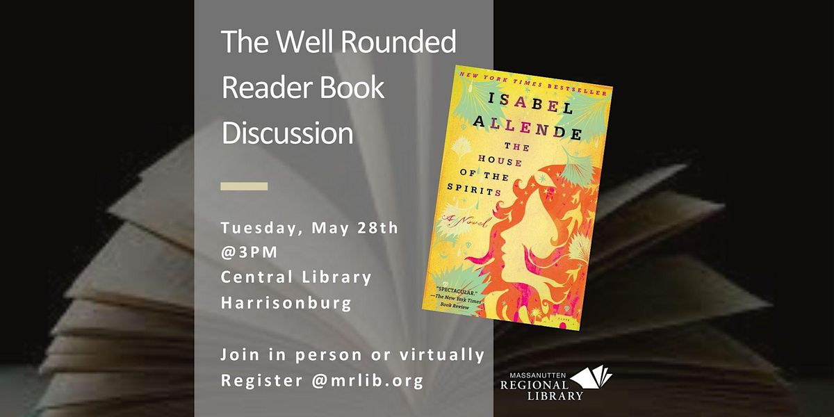 MRL The Well Rounded Reader Book Discussion, May 28 2024 | Online Event | AllEvents.in