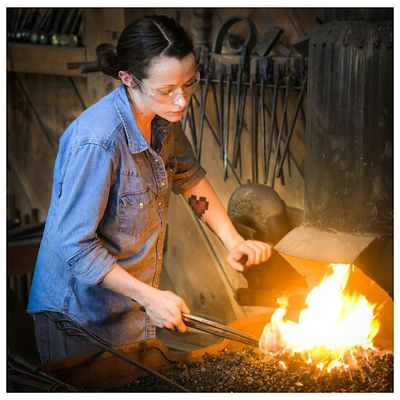 Blacksmithing: Forge Brazing, Punching and Piercing Bars- Skill-Building, Tillers International ...