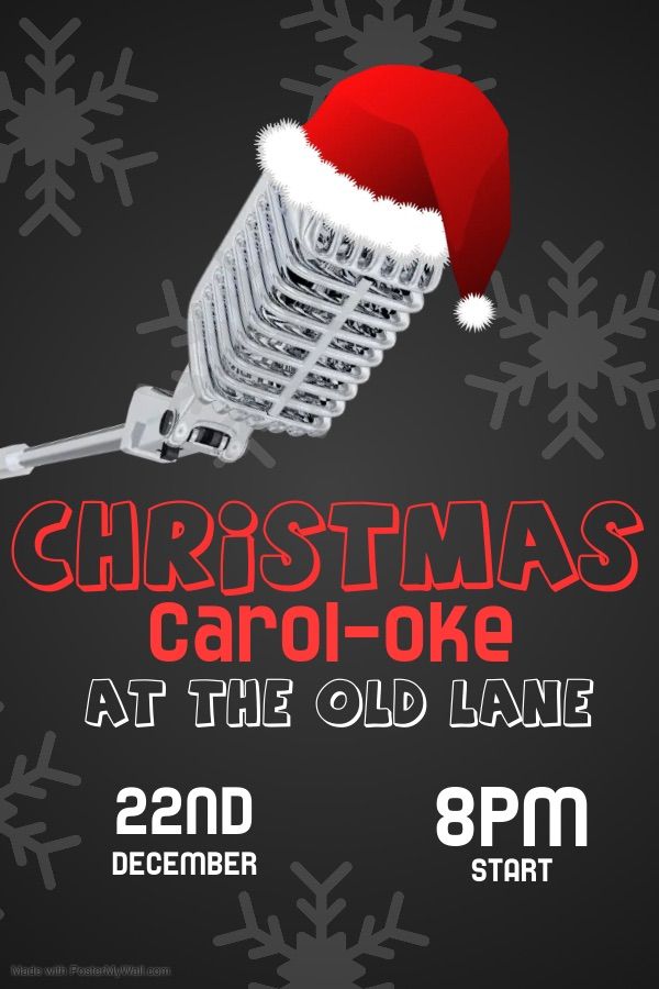 Christmas Karol-oke, The Old Lane, Chippenham, 22 December 2023 ...