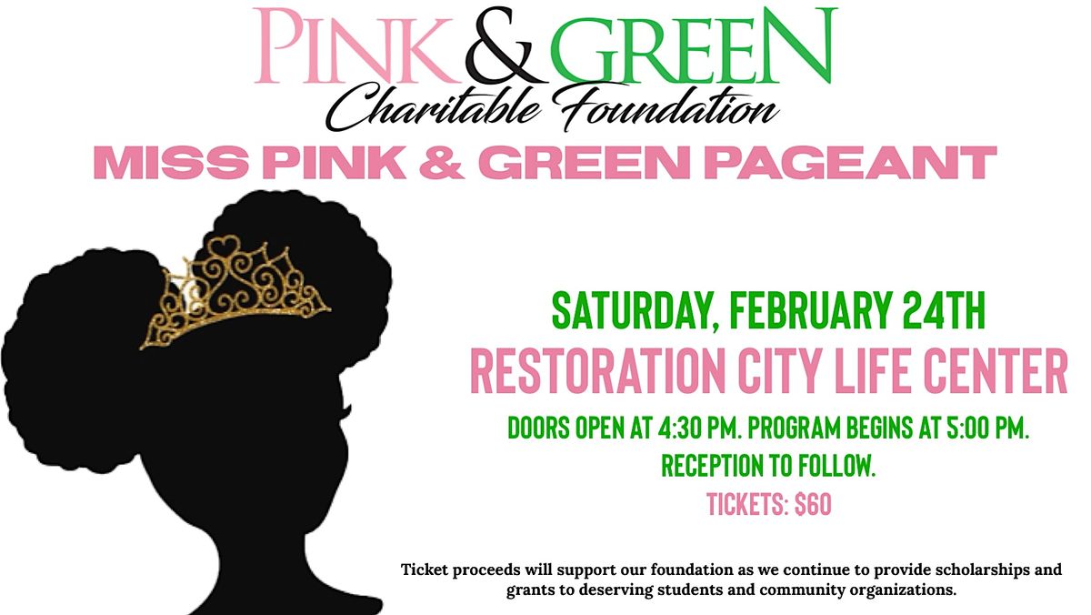 Miss Pink & Green Pageant, Restoration City Life Center, Rosharon, 24 ...