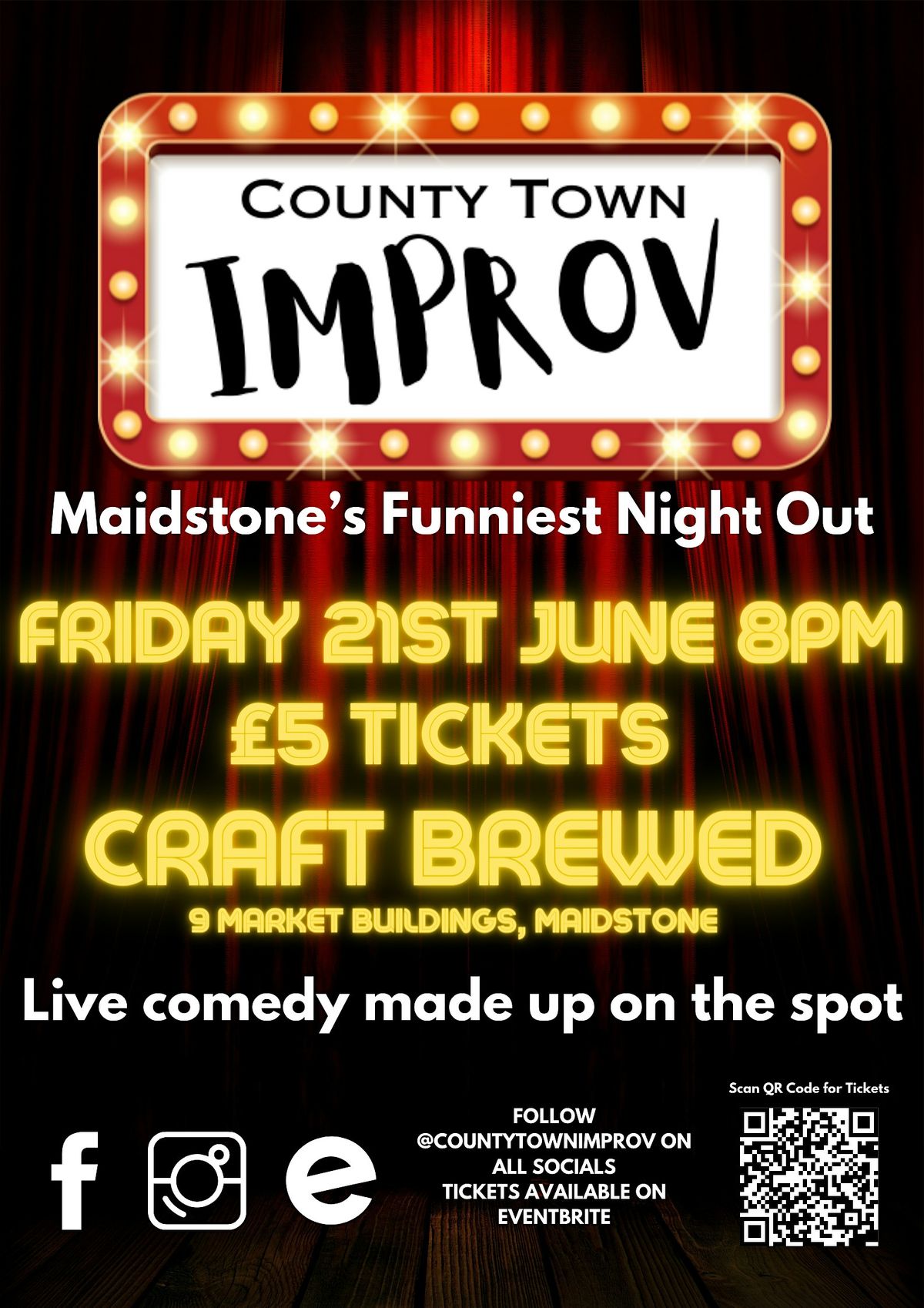 Instacomedy - Maidstones Funniest Night Out!, Craft Brewed, Maidstone ...