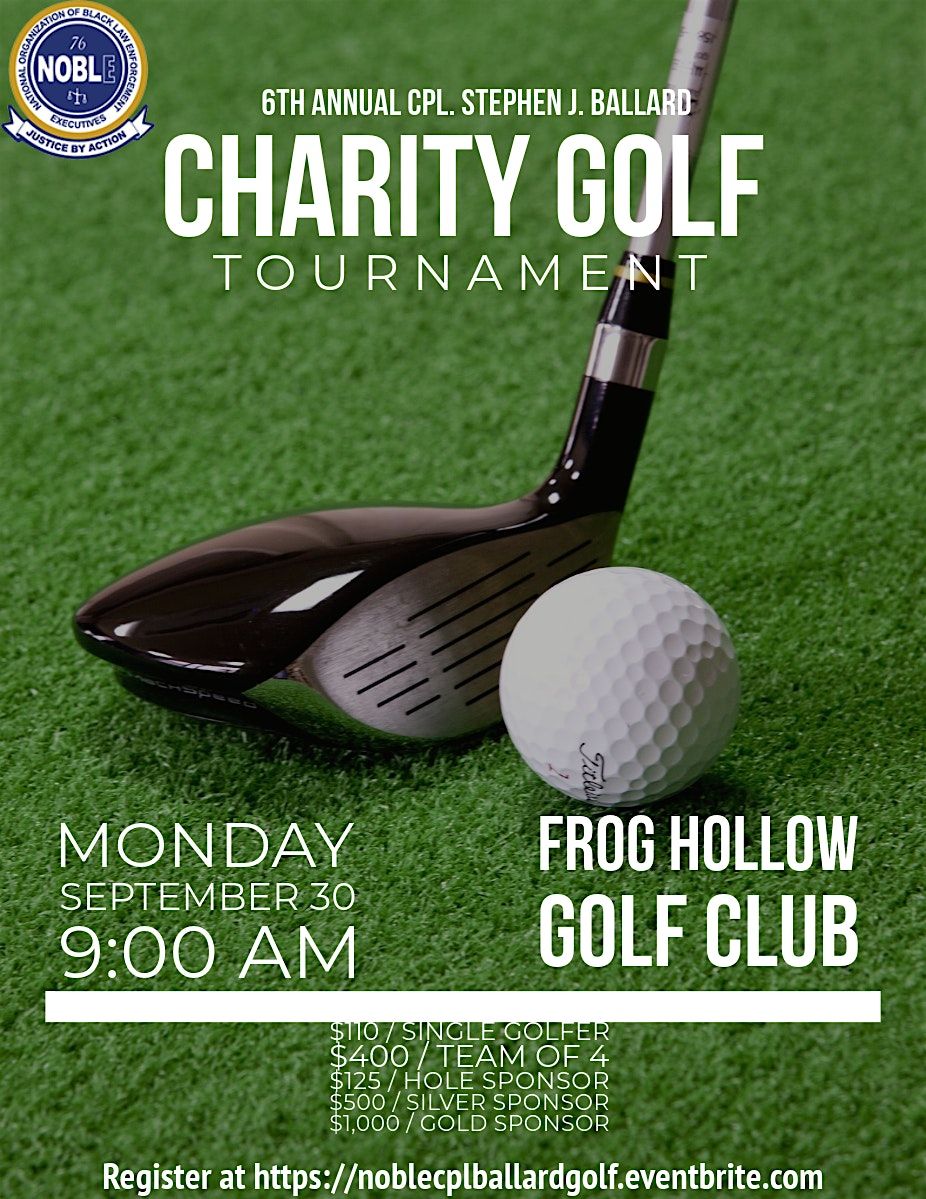 6th Annual Cpl. Stephen J. Ballard Charity Golf Tournament, Frog Hollow ...