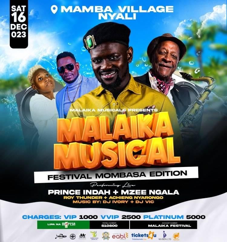 Malaika Musicals Festival, Mamba Village Centre Mombasa, 16 December to 17 December | AllEvents.in