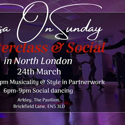 Salsa on Sunday - Partnerwork Masterclass & Social Party, The Pavilion ...