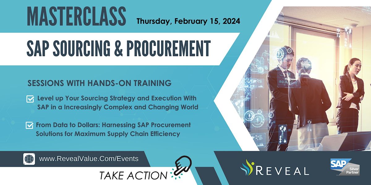MasterClass: SAP Supply Chain Sourcing & Procurement Training, February 15 2024 | Online Event ...