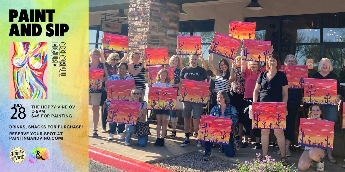 Colorful Figure Paint and Sip at Hoppy Vine OV, The Hoppy Vine Oro ...