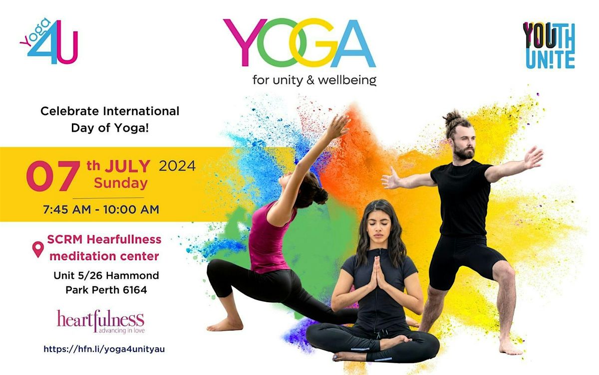 Yoga for Unity - Perth, SRCM Heartfulness Meditation Centre, Perth, 7 ...