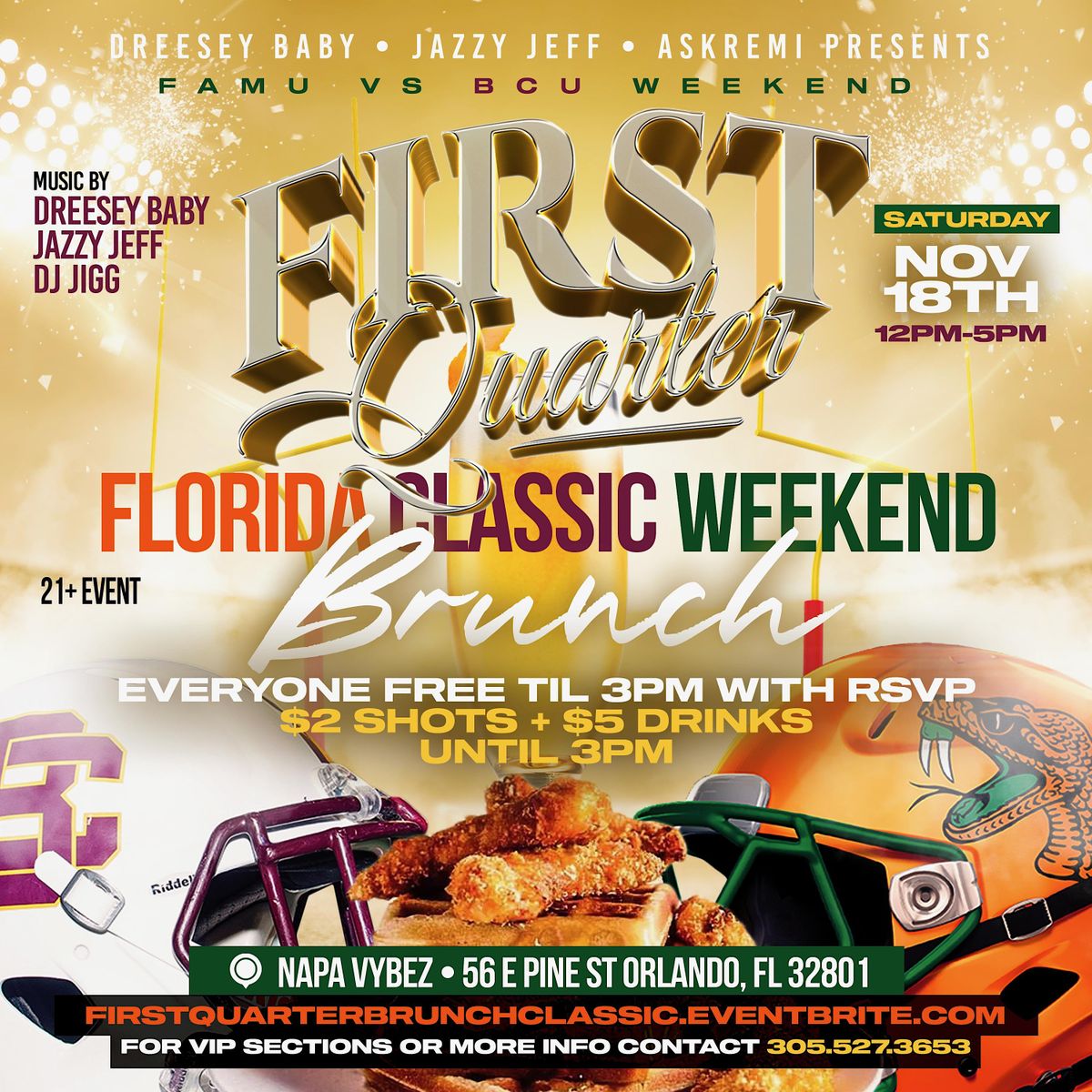 FIRST QUARTER BRUNCH + DAY PARTY - CLASSIC WEEKEND (2), Napa Vybz ...