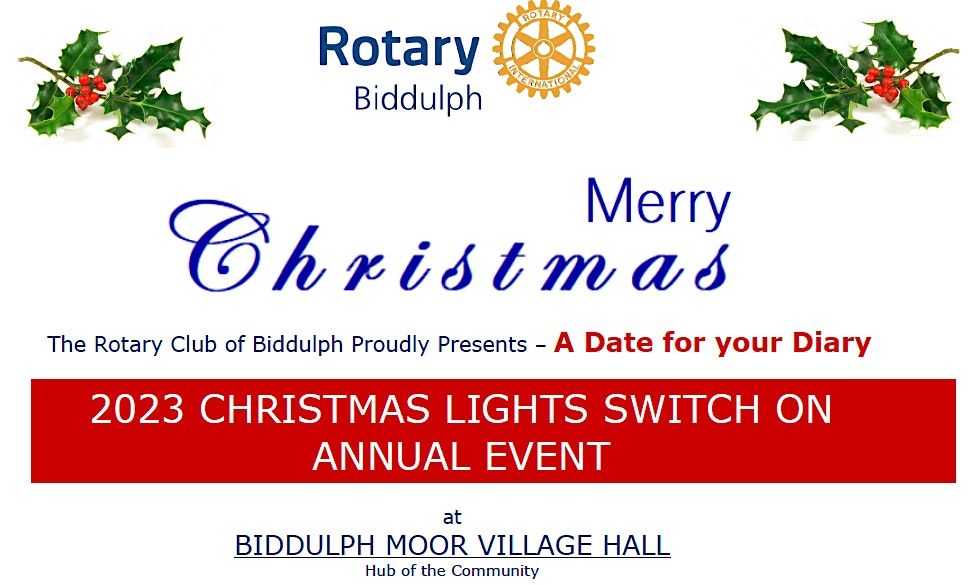 Biddulph Moor Rotary Community Christmas Lights Switch on Party ...
