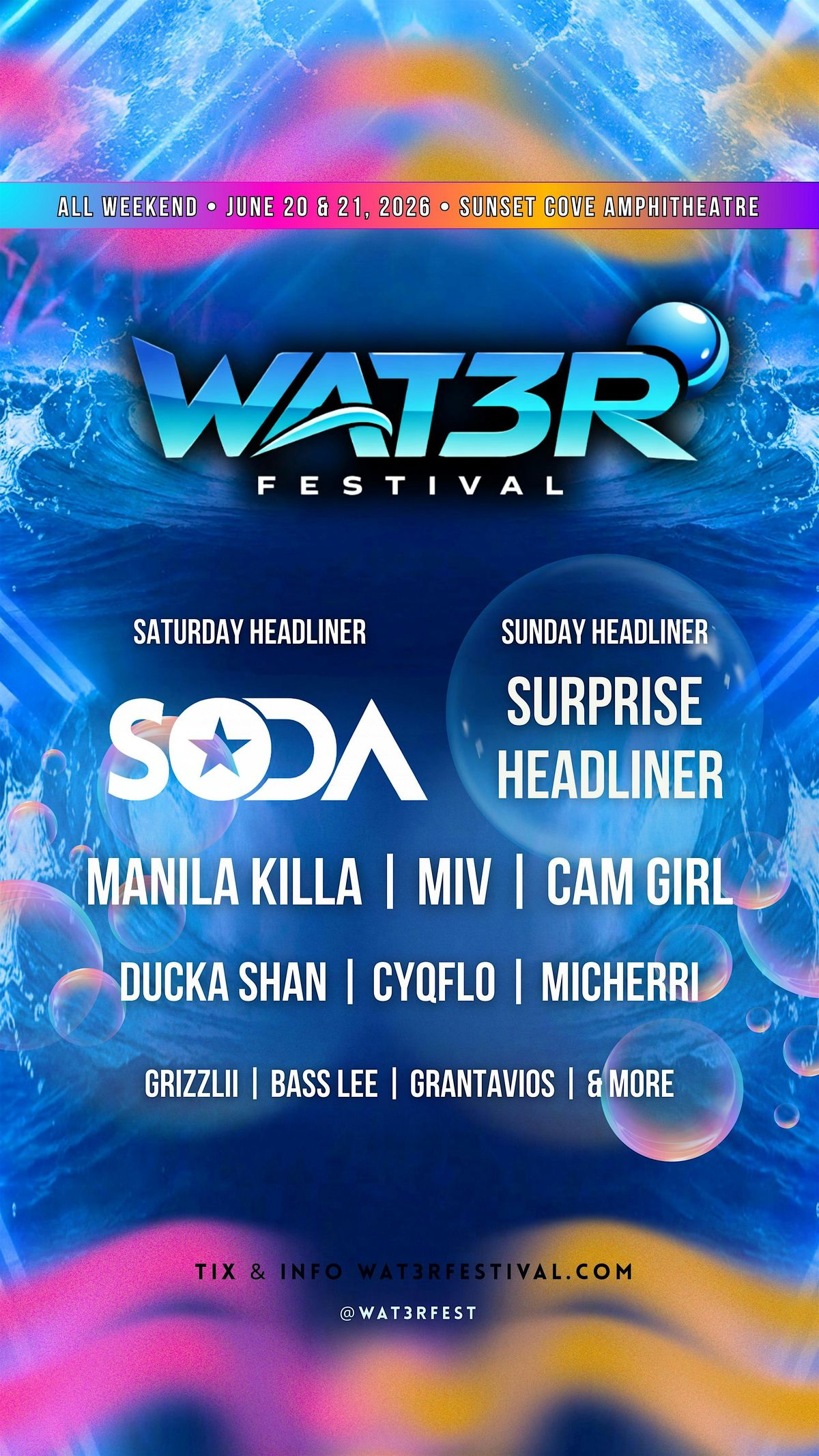 Wat3r Fest 2026 Miami : Florida’s Biggest Asian Electronic Music ...