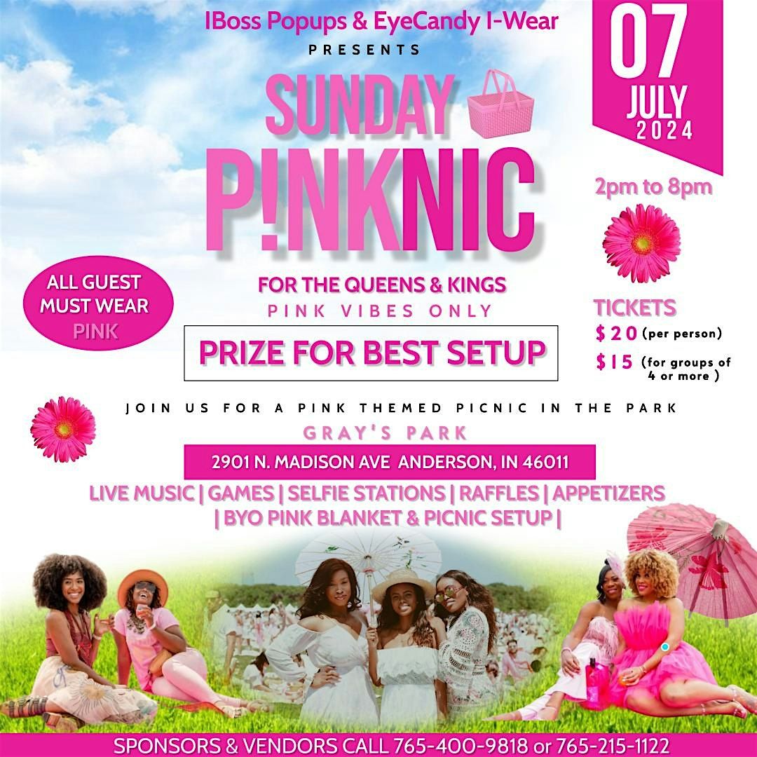 SUNDAY PINKNIC, 1112 Broadway St, Anderson, 30 June 2024 | AllEvents.in
