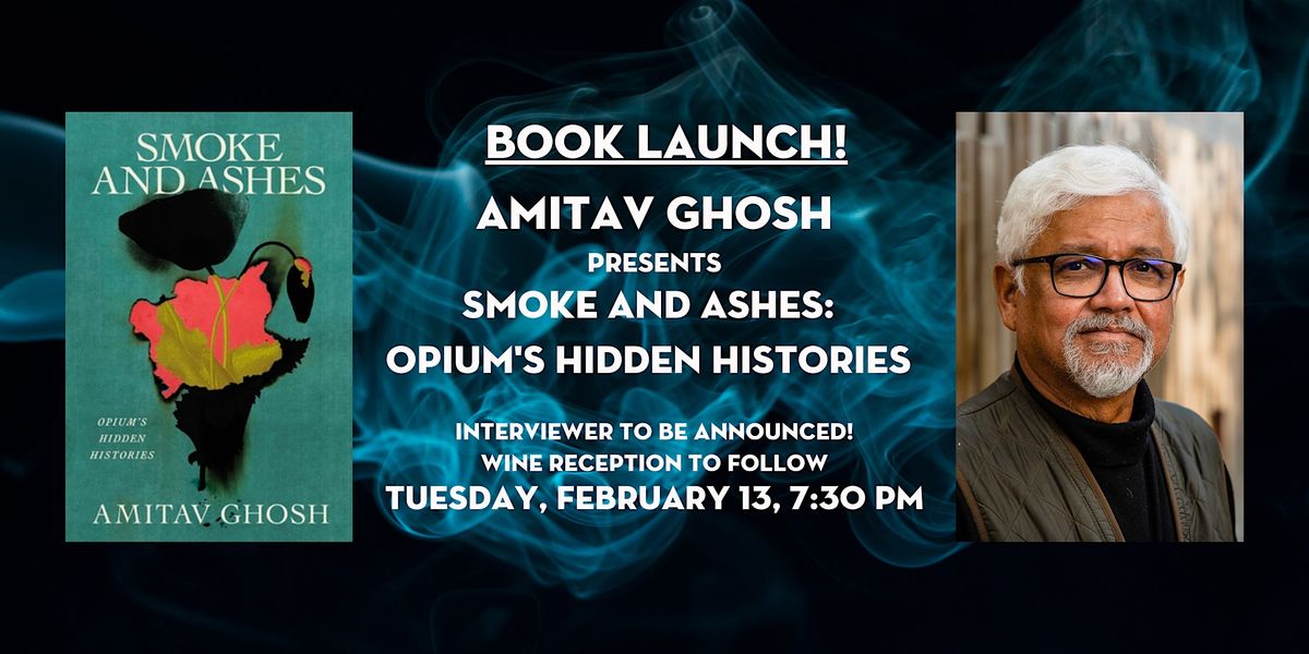 Book Launch: Amitav Ghosh, Greenlight Bookstore in Fort Greene ...