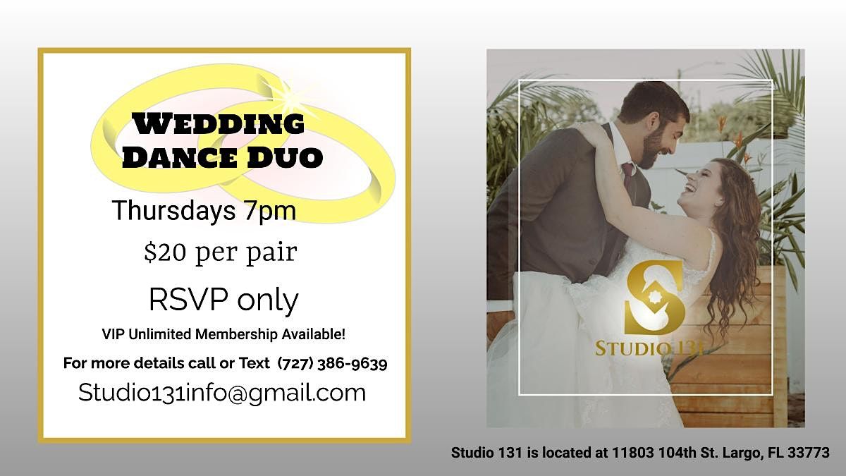 Wedding Dance Duo, Studio 131, Largo, 23 November 2023 | AllEvents.in