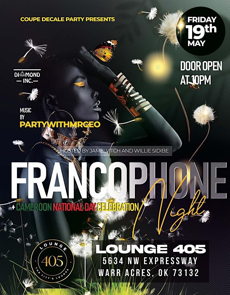 Francophone Night + Cameroun National Day, Lounge 405, Warr Acres, 19 ...