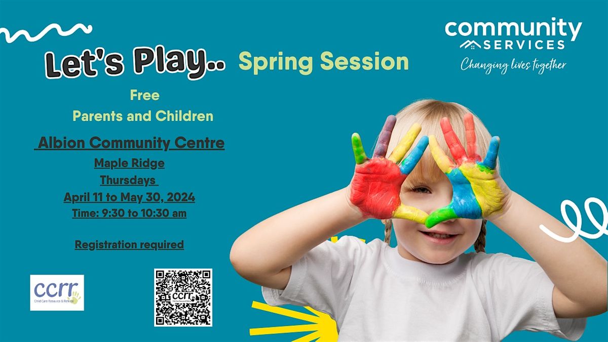 "Lets Play" is a free play program for children and their families 0-5 ...