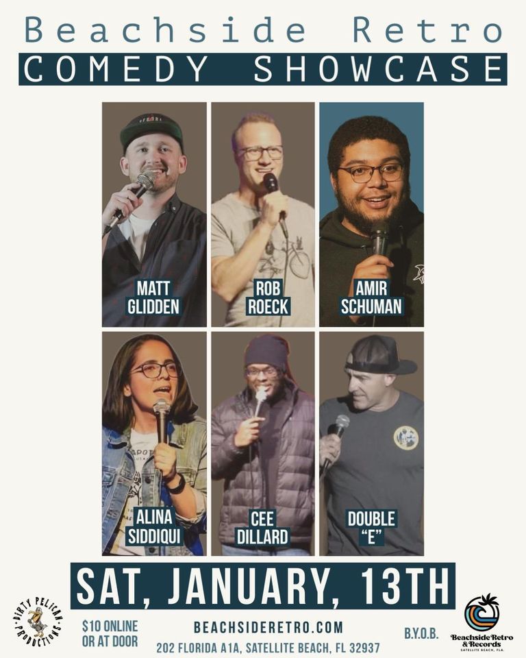 Beachside Retro Comedy Showcase, Beachside Retro & Records, Satellite ...