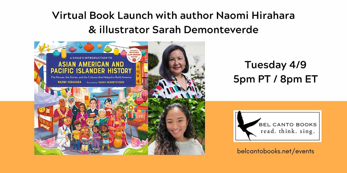Virtual Book Launch with Naomi Hirahara & Sarah Demonteverde, April 9 2024 | Online Event ...