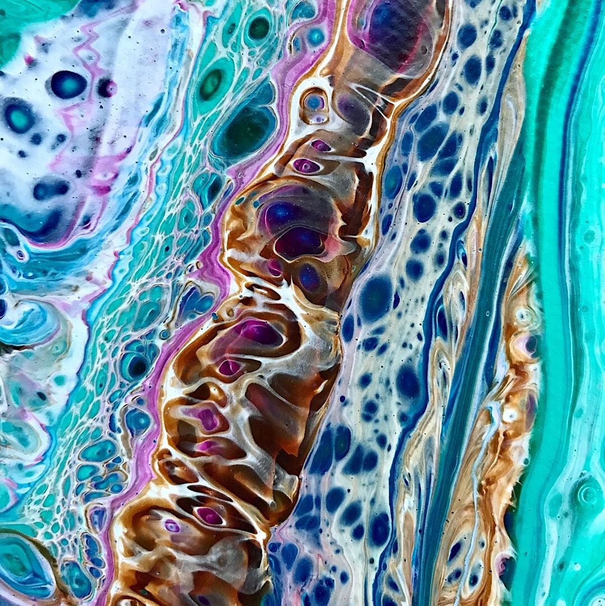 Acrylic Pouring at Hampton Station, Art Up Studios @ Hampton Station ...