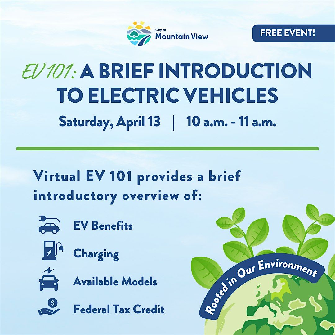 EV 101: A Brief Introduction to Electric Vehicles, April 13 2024 | Online Event | AllEvents.in
