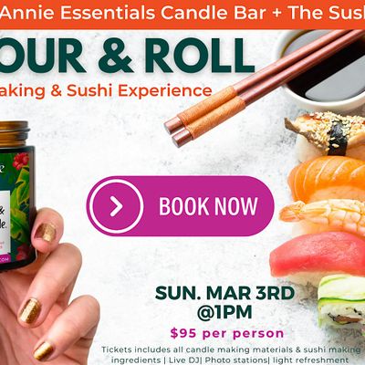 Sushi + Candle Making Experience, 1313 Connecticut Ave, 1-1, Bridgeport ...