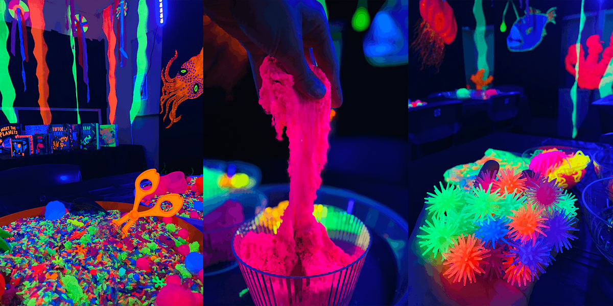 School Holiday Program: Glow Room: Glow Sensory Fun at Lake Haven ...