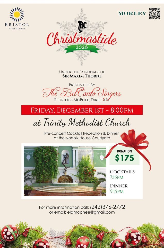 Christmastide 2023, Norfolk House, Frederick Street, Nassau, Bahamas, 1 ...