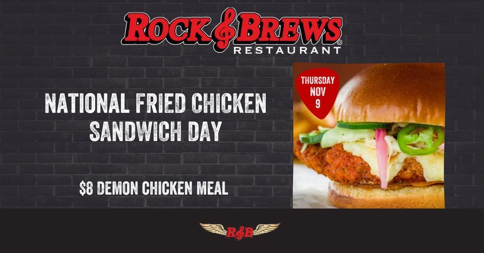 National Fried Chicken Sandwich Day, Prairiefire, Overland Park ...