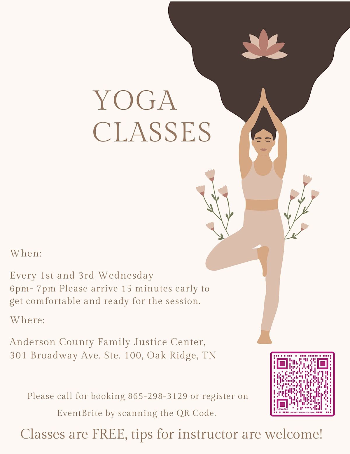 Yoga Class, 301 Broadway Ave Ste 100, Oak Ridge, 20 September 2023 ...