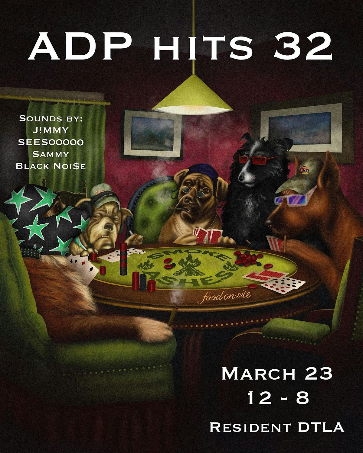 ADP Hits 32 ft. Black Noi$e, SEES00000, Sammy & J!MMY, Resident DTLA, Los Angeles, 23 March 2024 ...