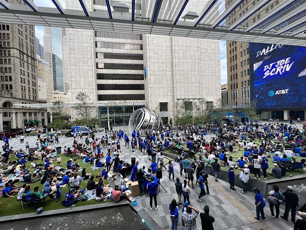 Dallas Mavericks in the Finals, AT&T Discovery District, Dallas, 6 June ...