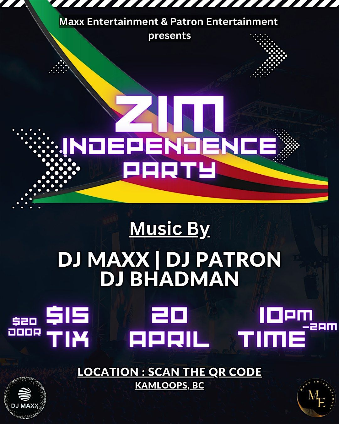 Zim Independence Party, Bridgeview Theatre, Kamloops, 20 April to 21 ...