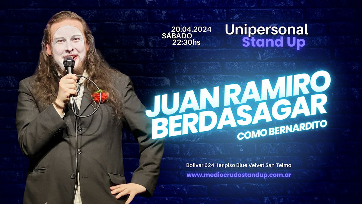 Especial de Stand Up de Juan Ramiro Berdasagar Anticipada+ Consumición ...