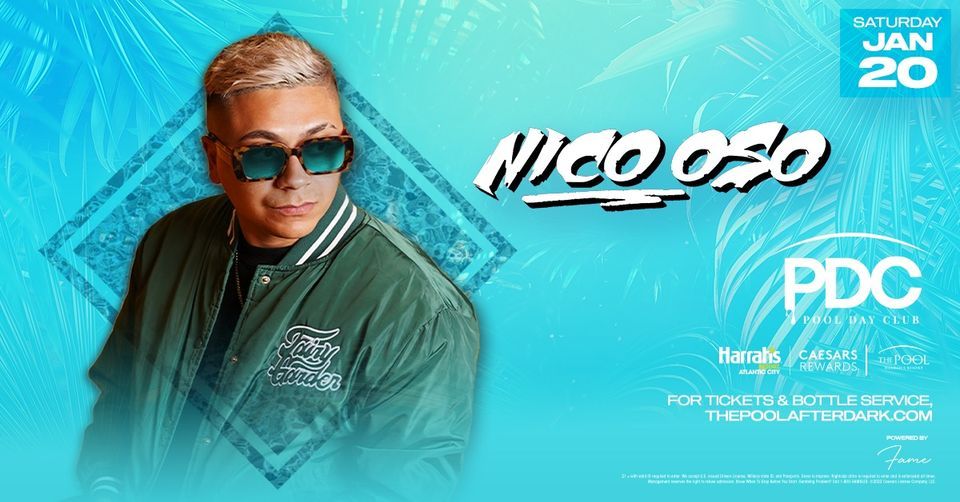 NICO OSO at PDC, The Pool at Harrah's Resort Atlantic City, 20 January 2024 | AllEvents.in