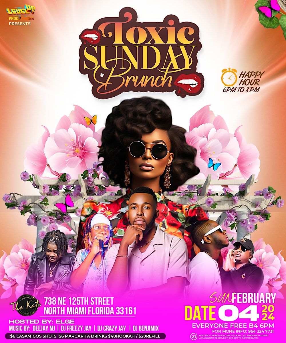 TOXIC SUNDAY BRUNCH, The Katz Restaurant and Lounge, Northeast 125th ...