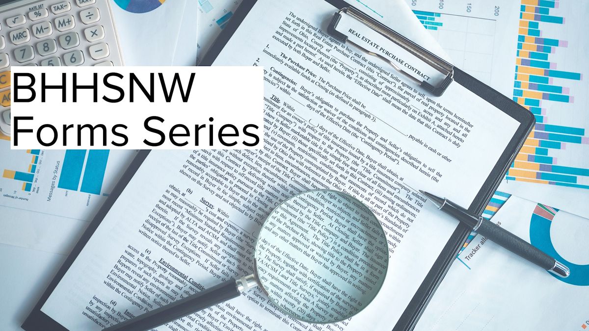 Mastering Forms WA State Real Estate Forms P&S forms, BHHS Federal Way ... Mastering Forms WA State Real Estate Forms P&S forms, BHHS Federal Way ...