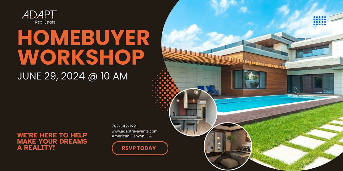 Adapt Real Estates Homebuyer Workshop: June 2024, Adapt Real Estate ...