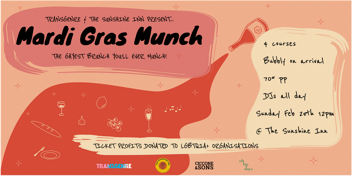 MARDI GRAS MUNCH, The Sunshine Inn, Redfern, 25 February 2024 | AllEvents