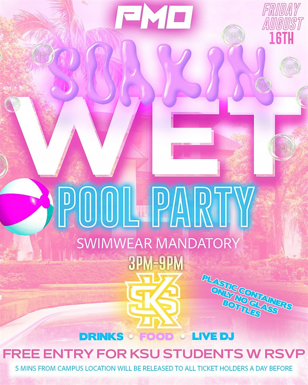 SOAKIN WET {POOL PARTY}, 16 August 2024 | AllEvents.in