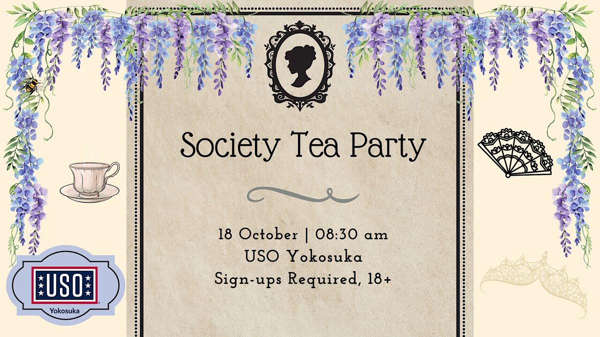 USO Yokosuka Society Tea Party, USO (UNITED SERVICE ORGANIZATION ...