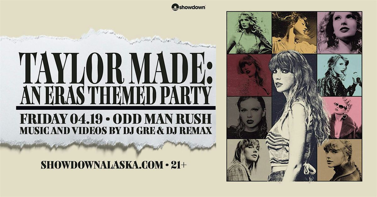 Taylor Made : A Taylor Swift Eras Party, Odd Man Rush Brewing ...