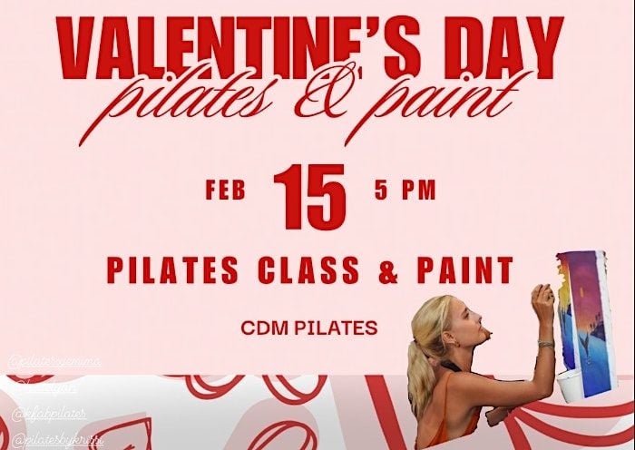 Valentines day Pilates and Paint!, 2737 East Coast Hwy, Newport Beach ...